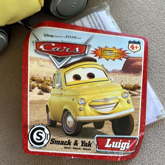 Mattel | Toys | Disney Pixar Car Luigi Smack Yak Plush Toy No Noise 6 ...